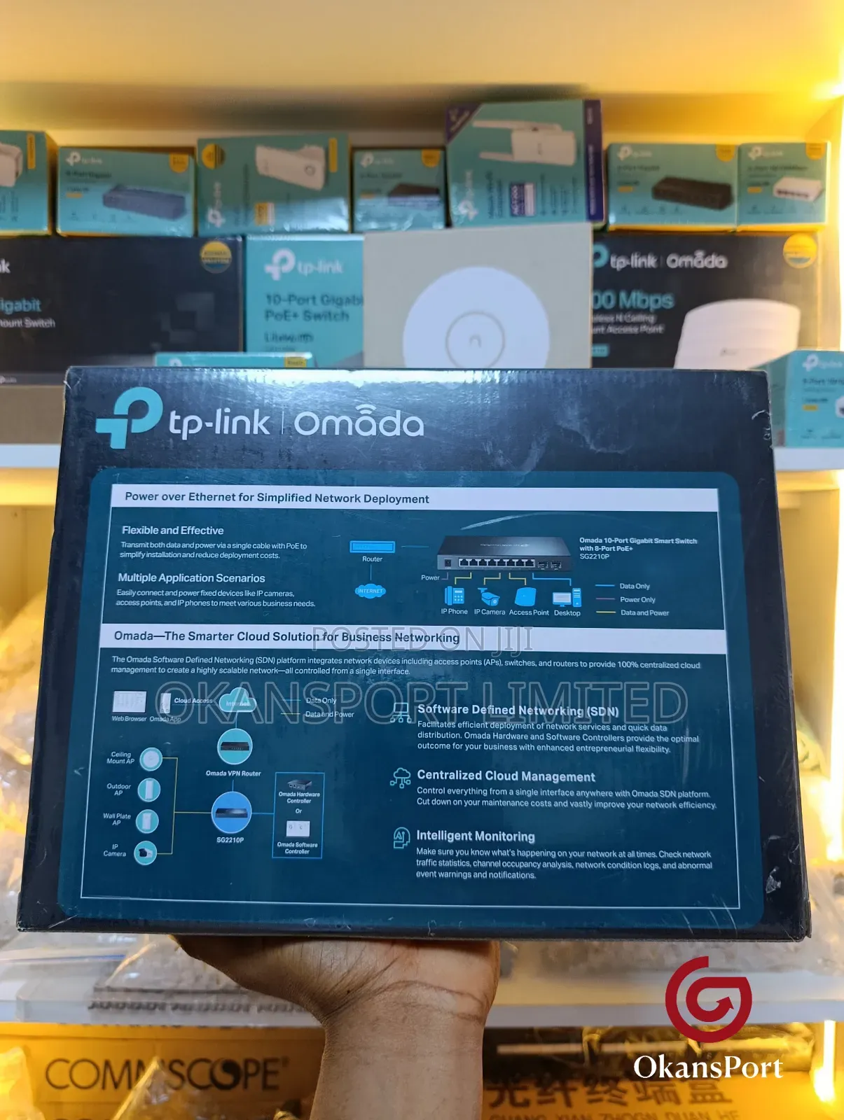 Tp-Link 10-Port Gigabit Smart Poe Switch | CCTV Network- 24 Ports in ...