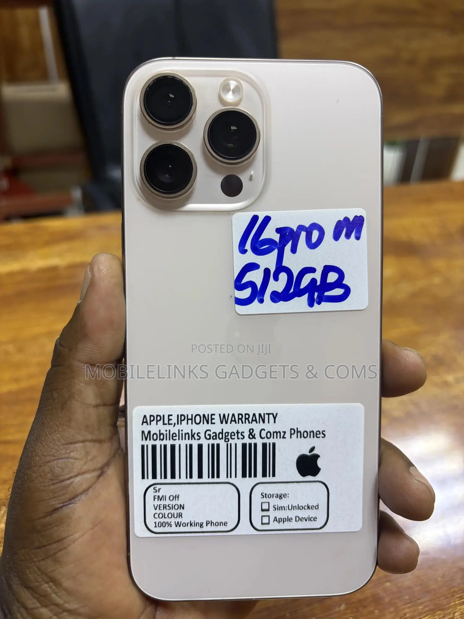 Apple iPhone 16 Pro Max 512 GB Gold in Wuse 2 - Mobile Phones ...