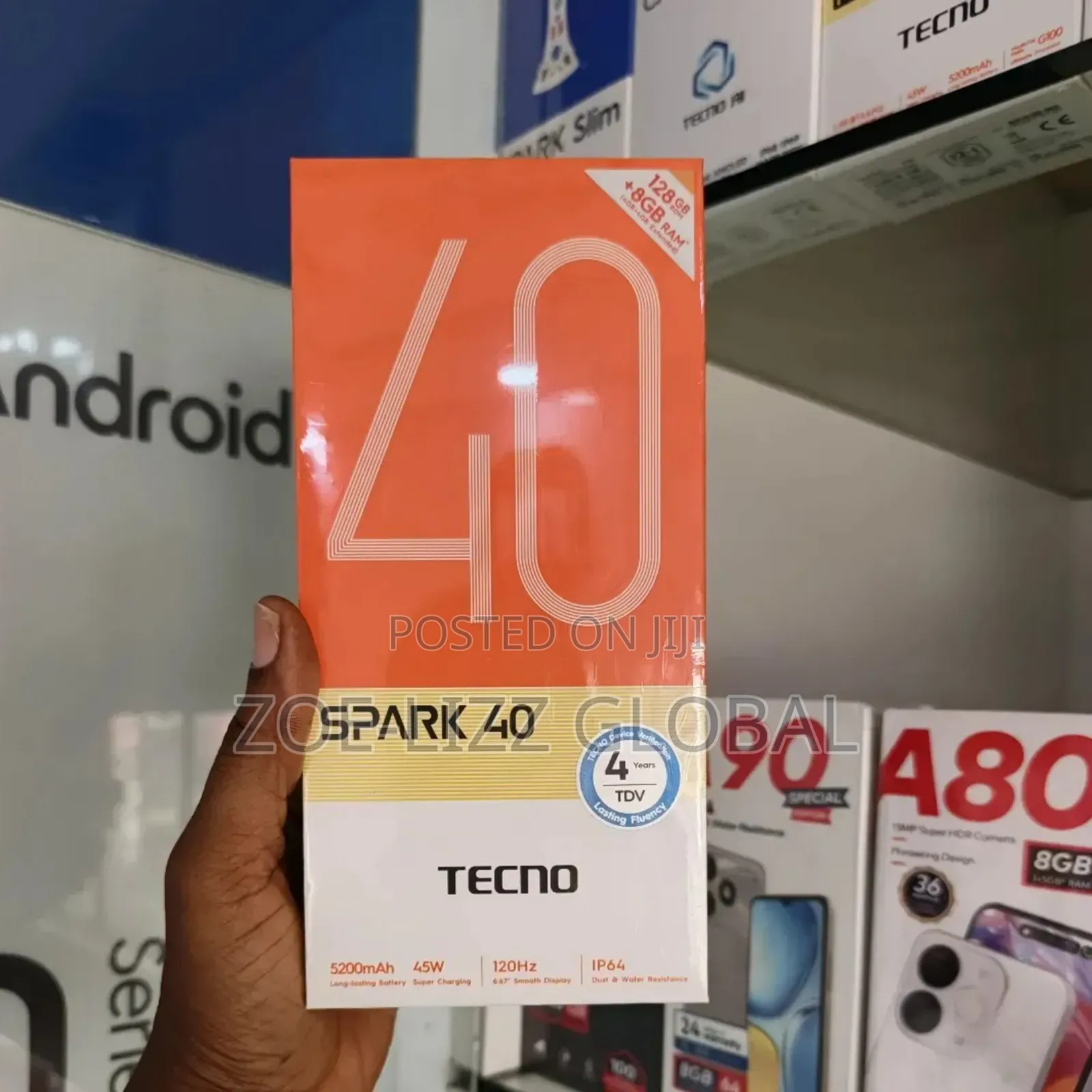 New Tecno Spark 40 128 GB Black in Ibadan - Mobile Phones, Adetoun ...