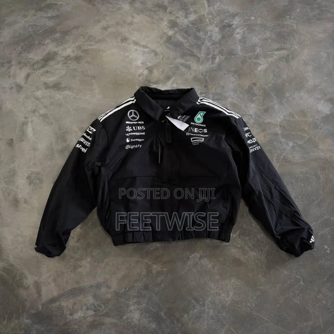 High Quality Luxury Adidas Mercedes-Amg Formula One Team Jacket-Blac in ...
