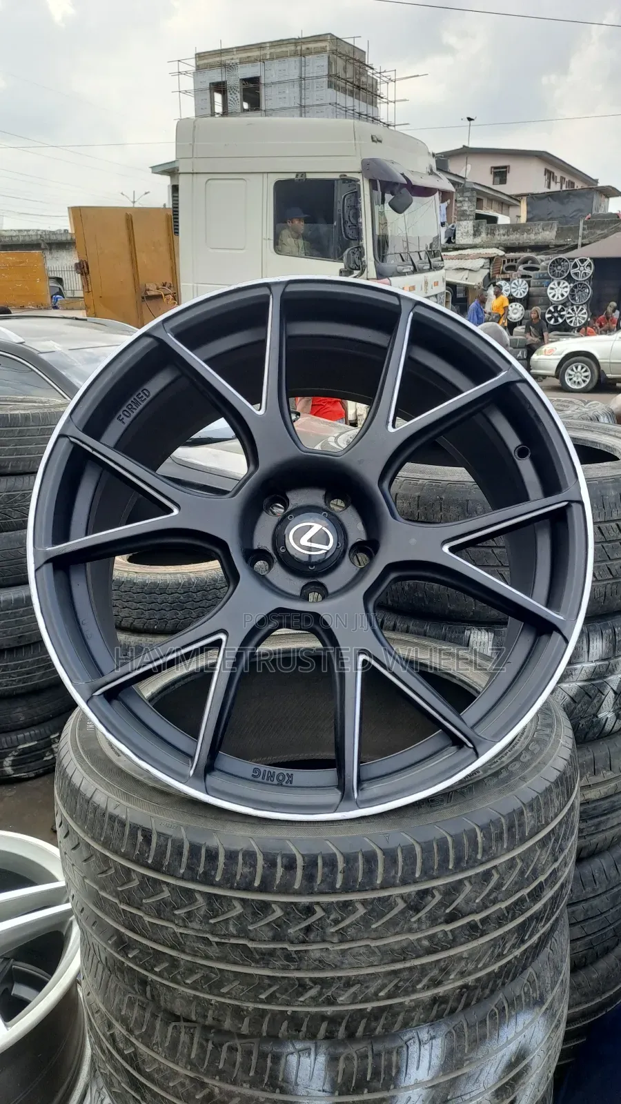 Pure Black Spokky Alloy Wheels 20 Inch for Lexus in Mushin - Vehicle ...