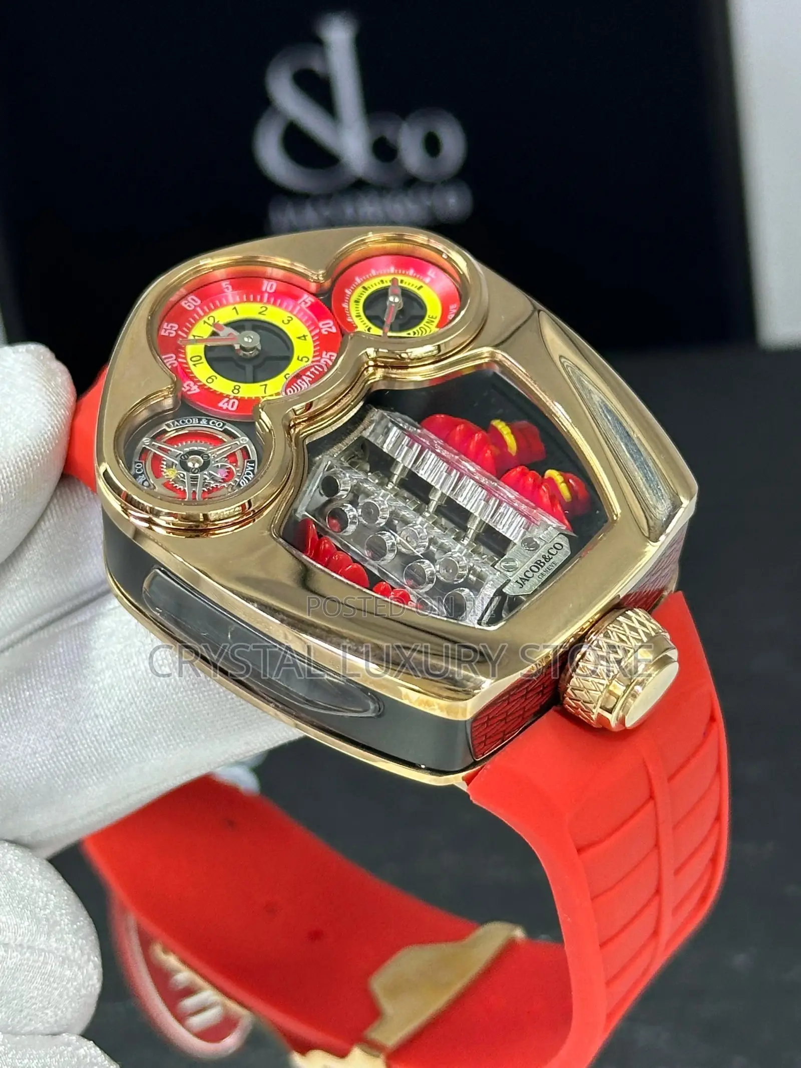 Jacob Co Quality Luxury Men Automatic Engine Wristwatch in Lagos Island ...