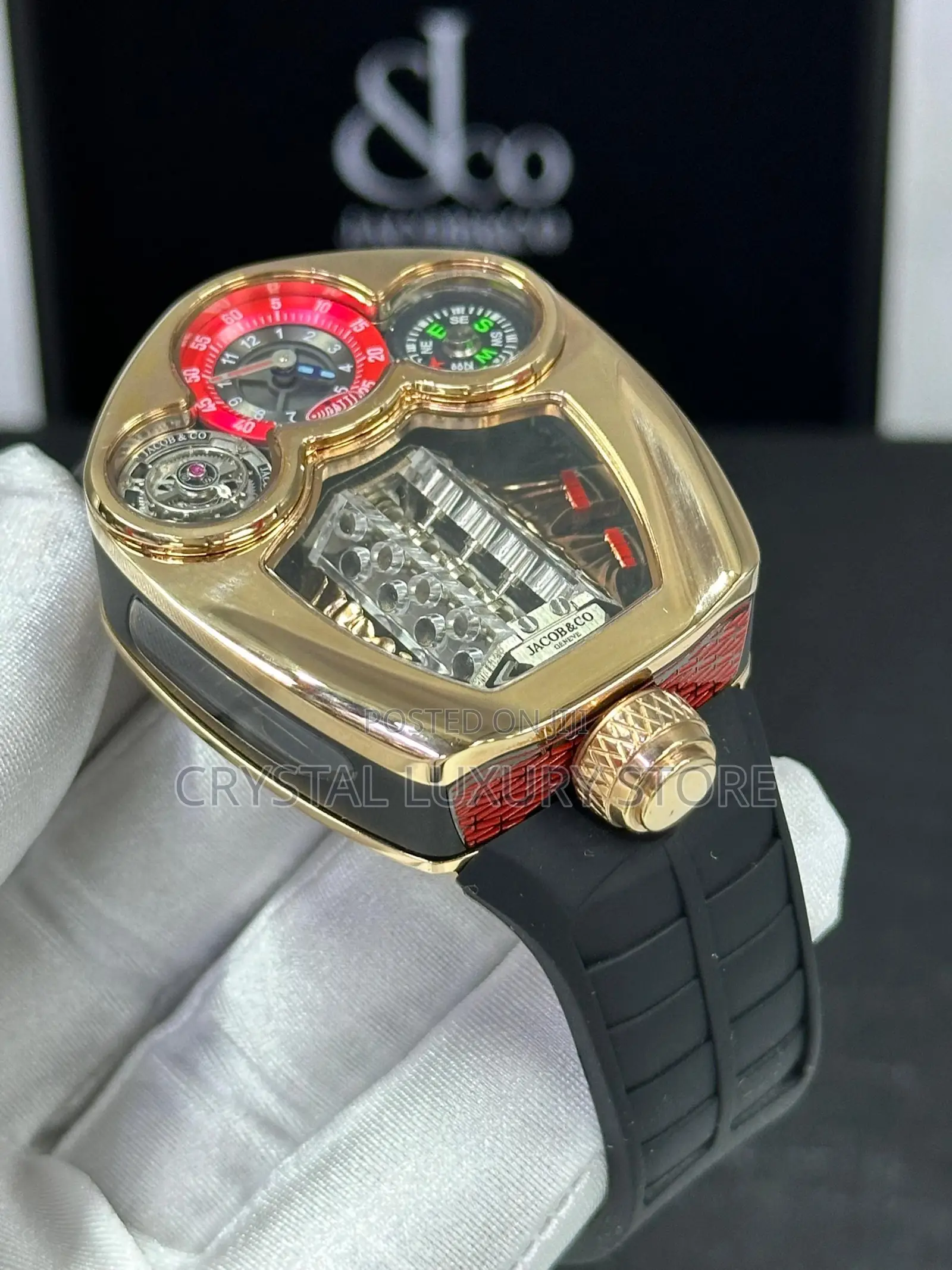 Jacob Co Quality Luxury Men Automatic Engine Wristwatch in Lagos Island ...
