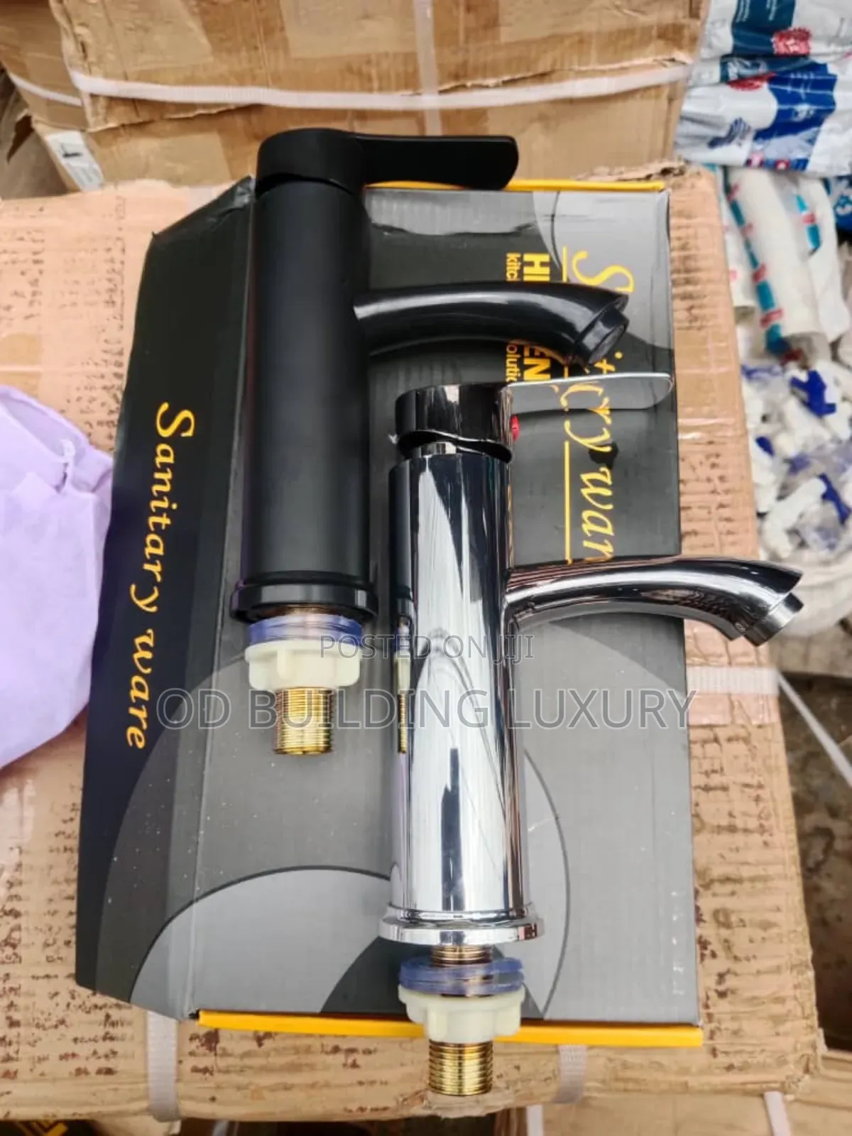 Matte Black and Chrome Basin Tap. in Orile - Plumbing & Water Systems ...