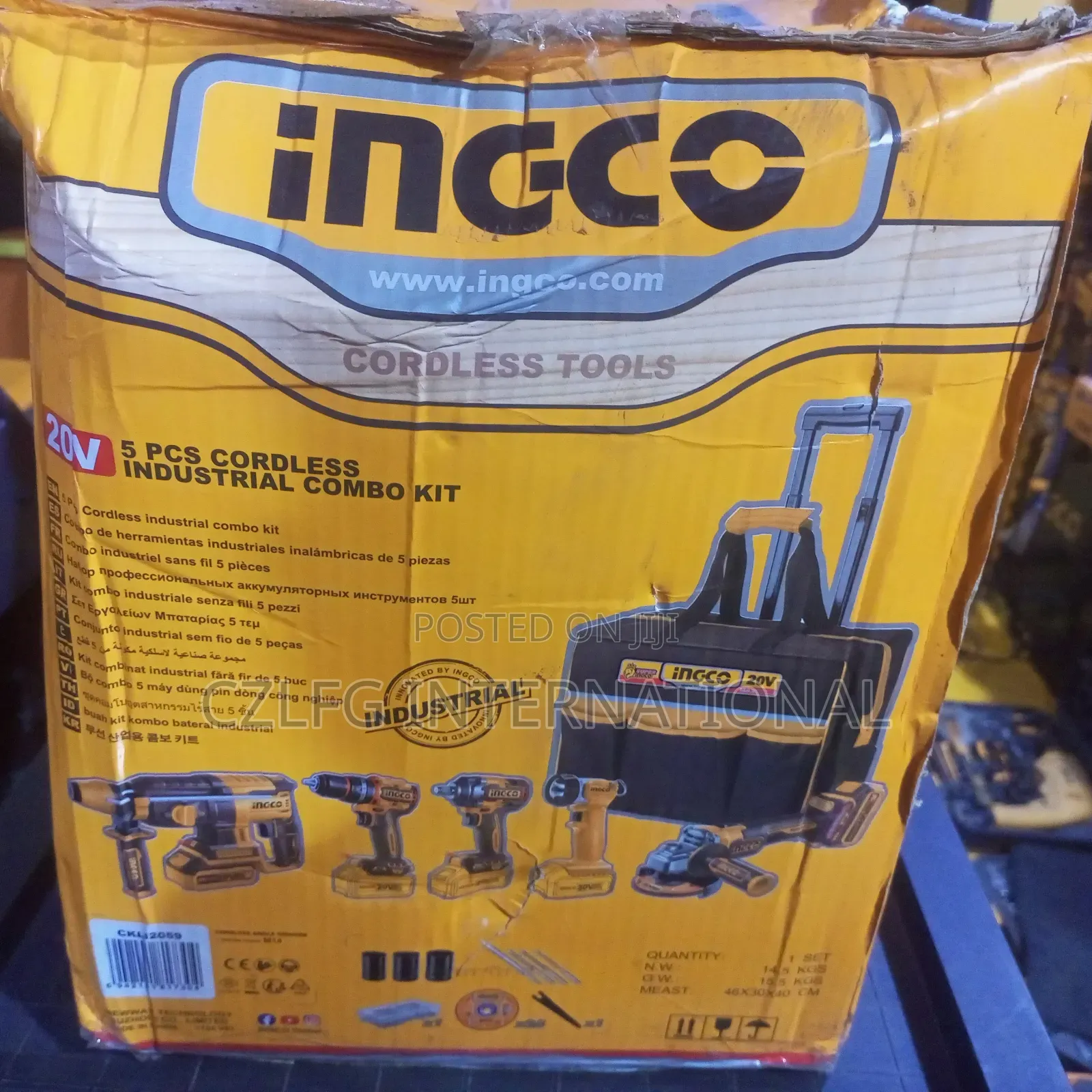 20volts. 5pcs Ingco Industrial Combo Set in Jabi - Electrical Hand ...