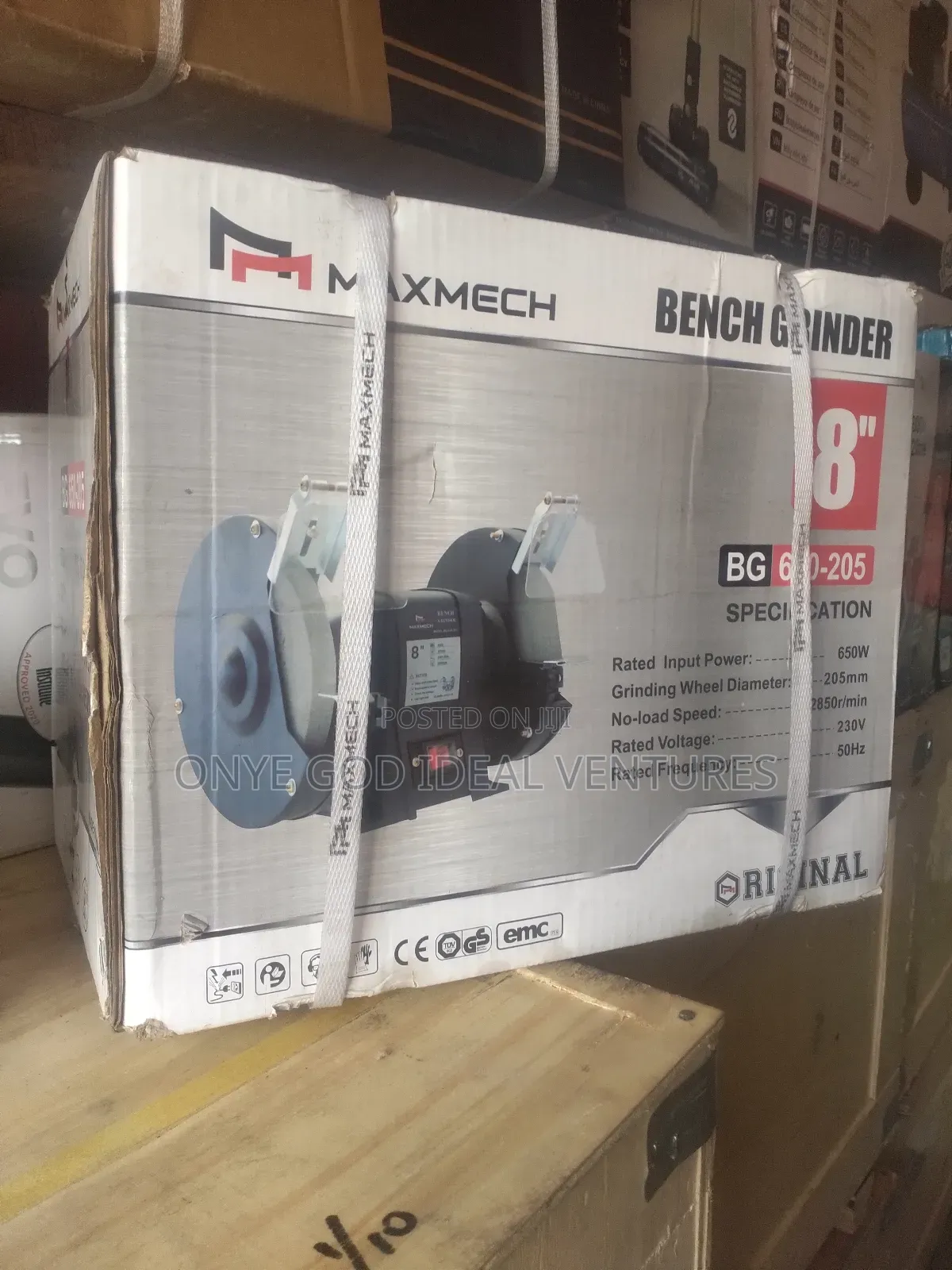 Maxmech 8" Bench Grinder, Model Bg 60-205 in Ikeja - Electrical Hand ...