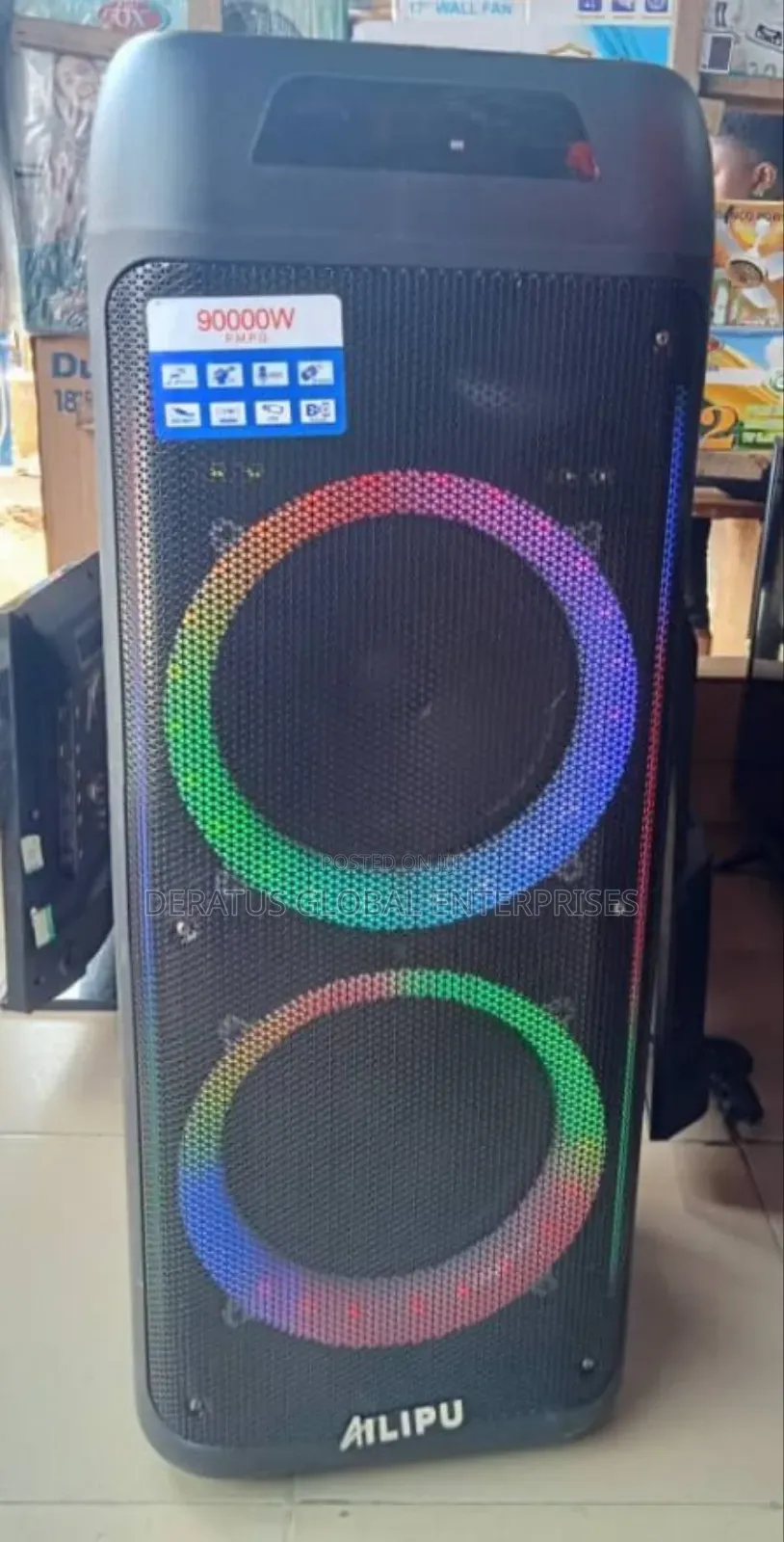 Ailipu Party Speaker With Two Wireless Microphone and Remote Control in ...