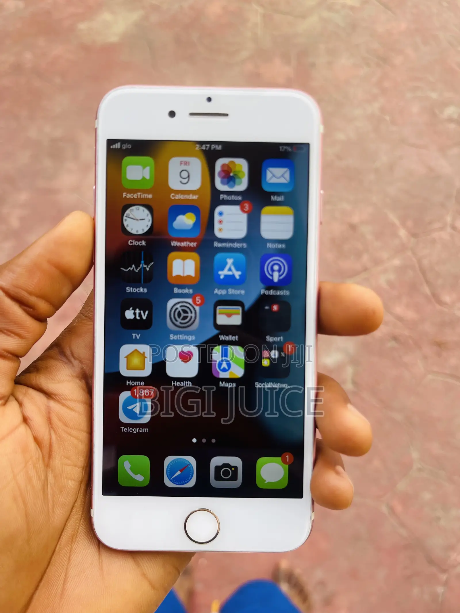 Apple iPhone 7 128 GB Pink in Port-Harcourt - Mobile Phones, Bigi Juice ...