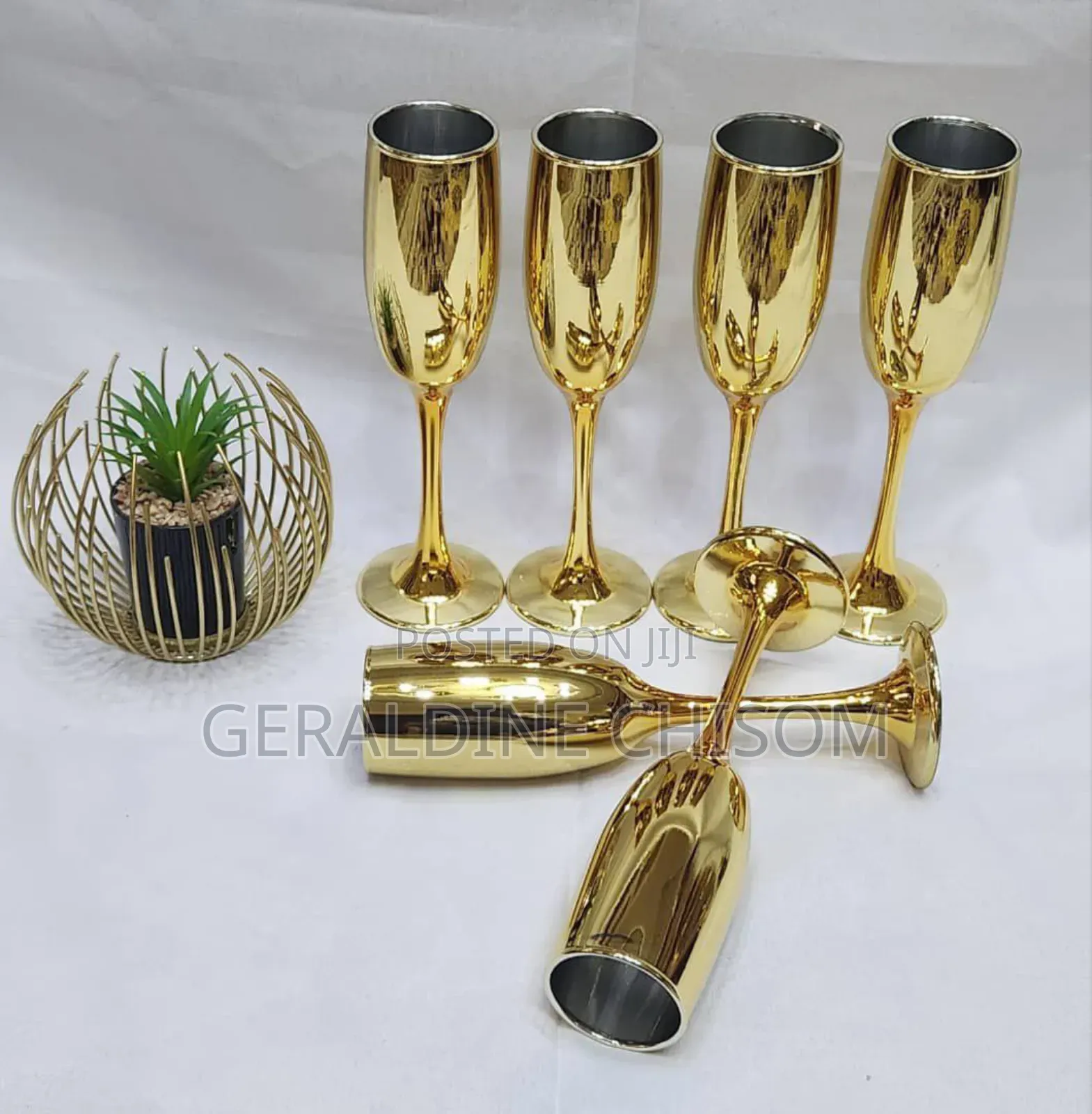 Champagne Gold Glass. in Lagos Island (Eko) - Kitchenware & Cookware ...