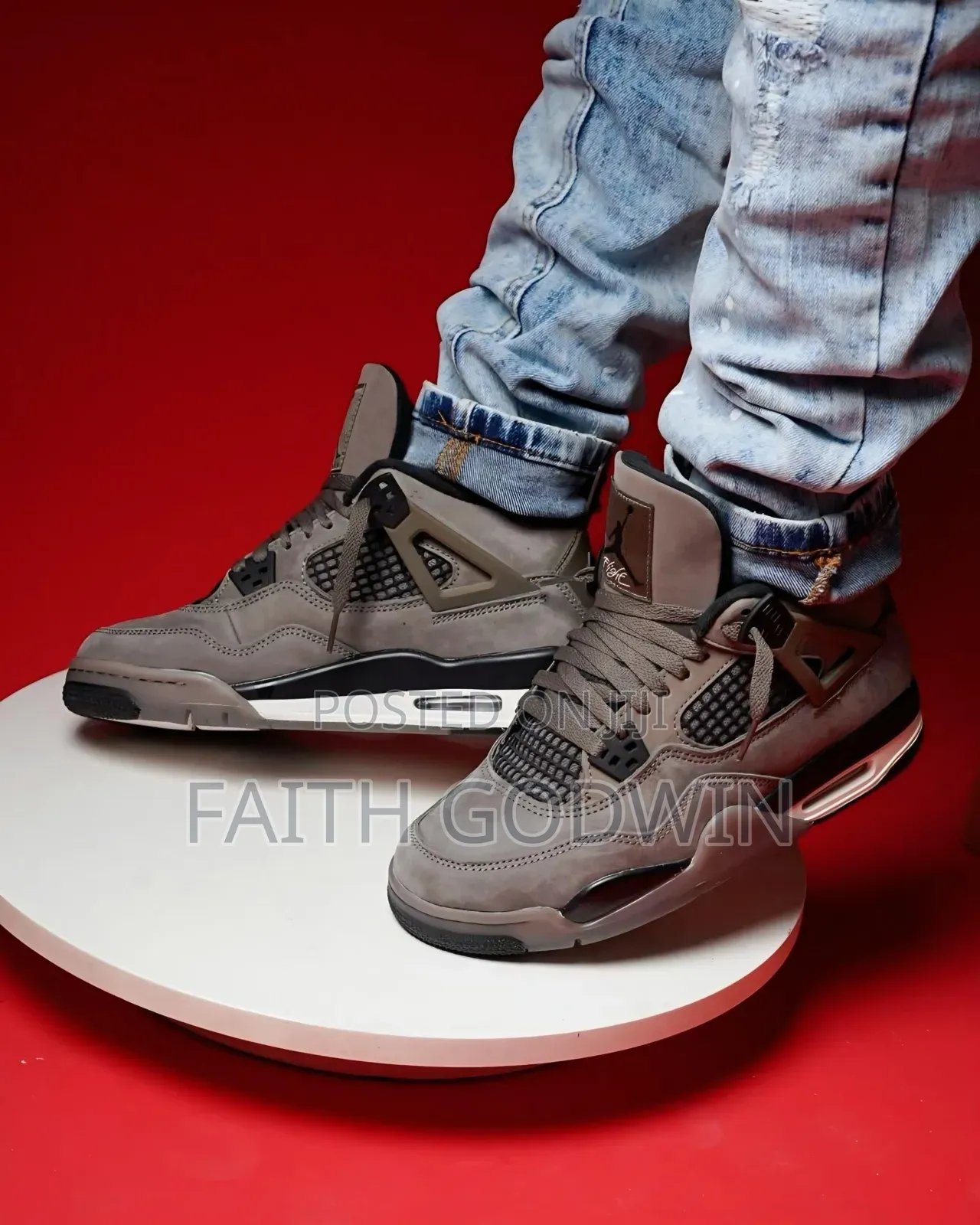 Nike Air Jordan 4 Retro Cave Stone in Benin City - Shoes, Faith Godwin ...