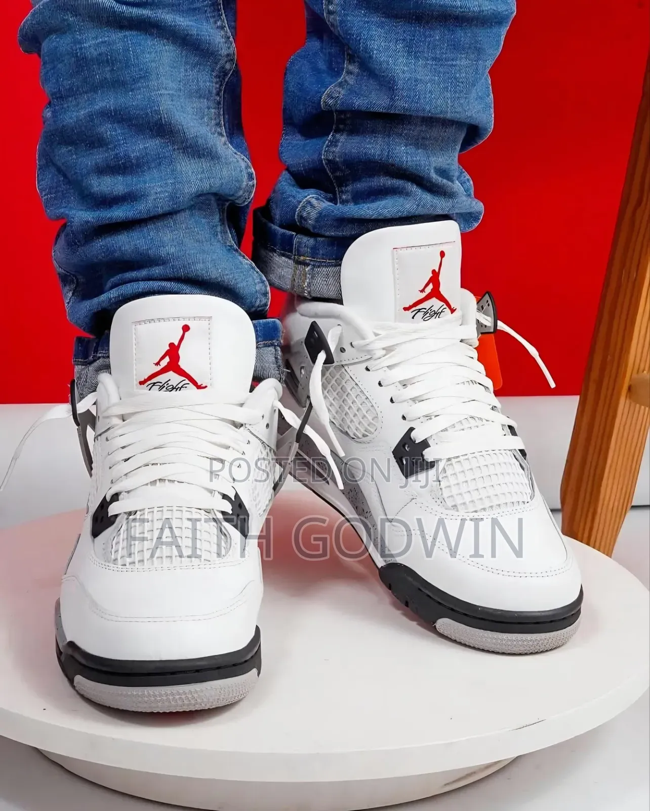 Nike Air Jordan 4 Retro Cave Stone in Benin City - Shoes, Faith Godwin ...