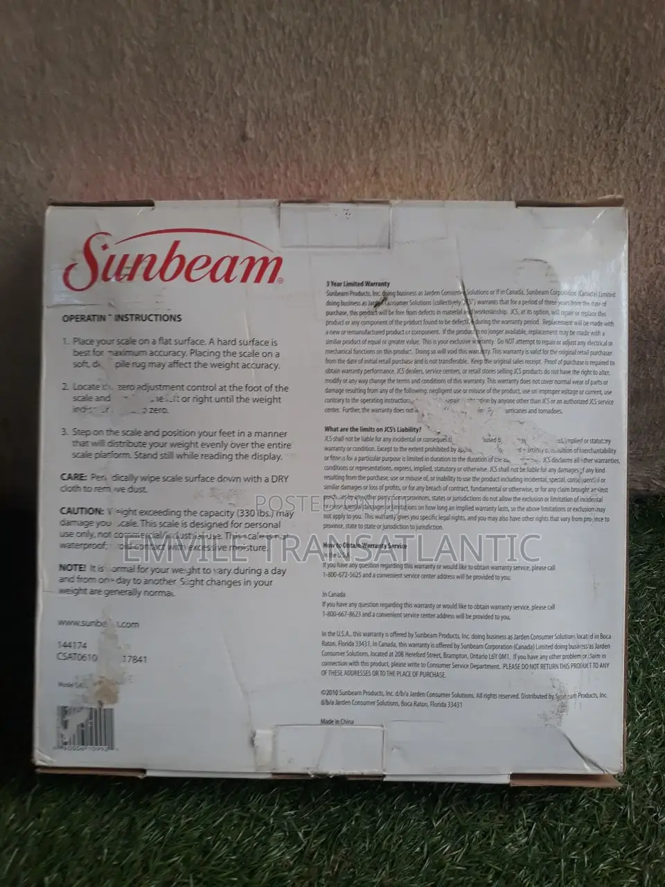 Sunbeam Analog Bathroom Weighing Scale – Directly From Usa in Ikoyi ...