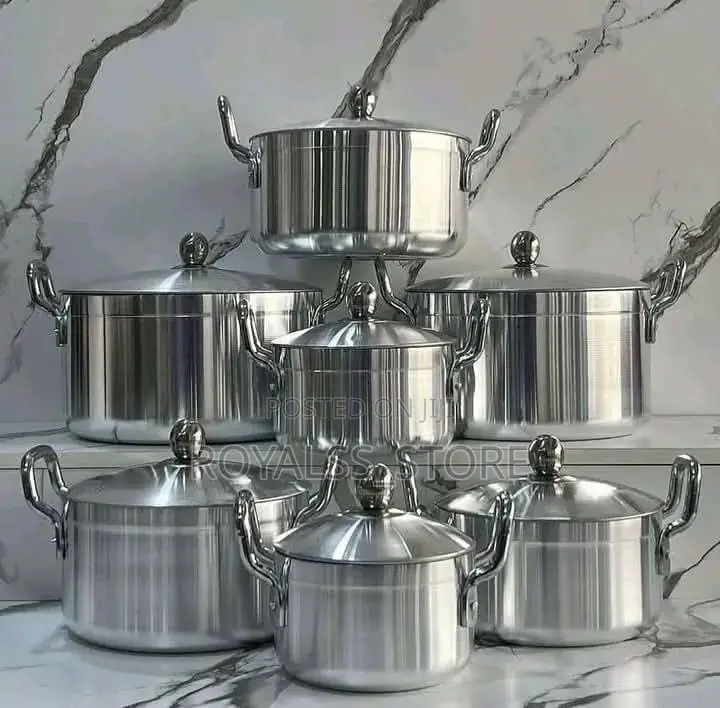 7in1 Quality Tornado Aluminium Cookware Set - Tornado Pot in Port ...