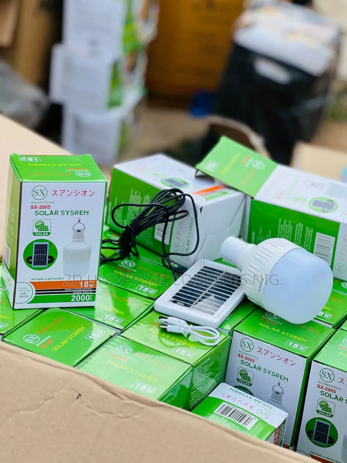 Solar Rechargeable Bulb With Panel in Isolo - Lighting, Ifeoma ...