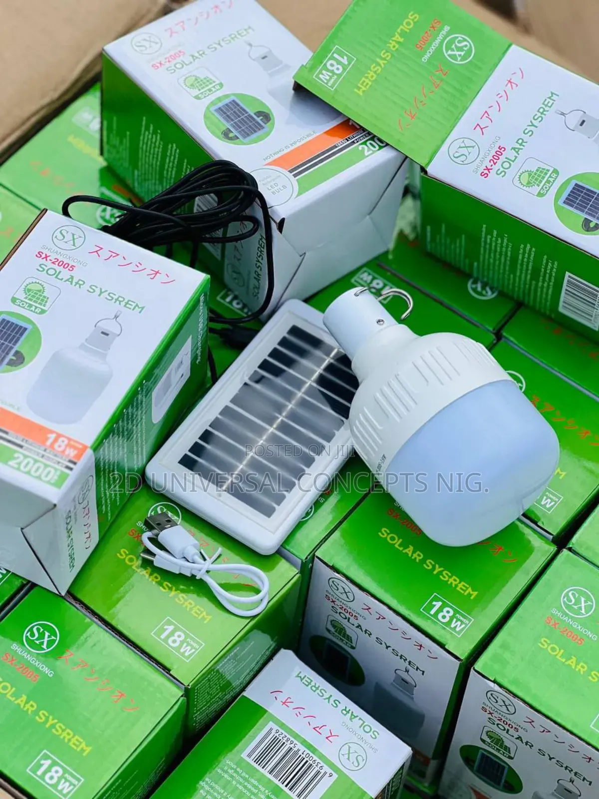 Solar Rechargeable Bulb With Panel in Isolo - Lighting, Ifeoma ...