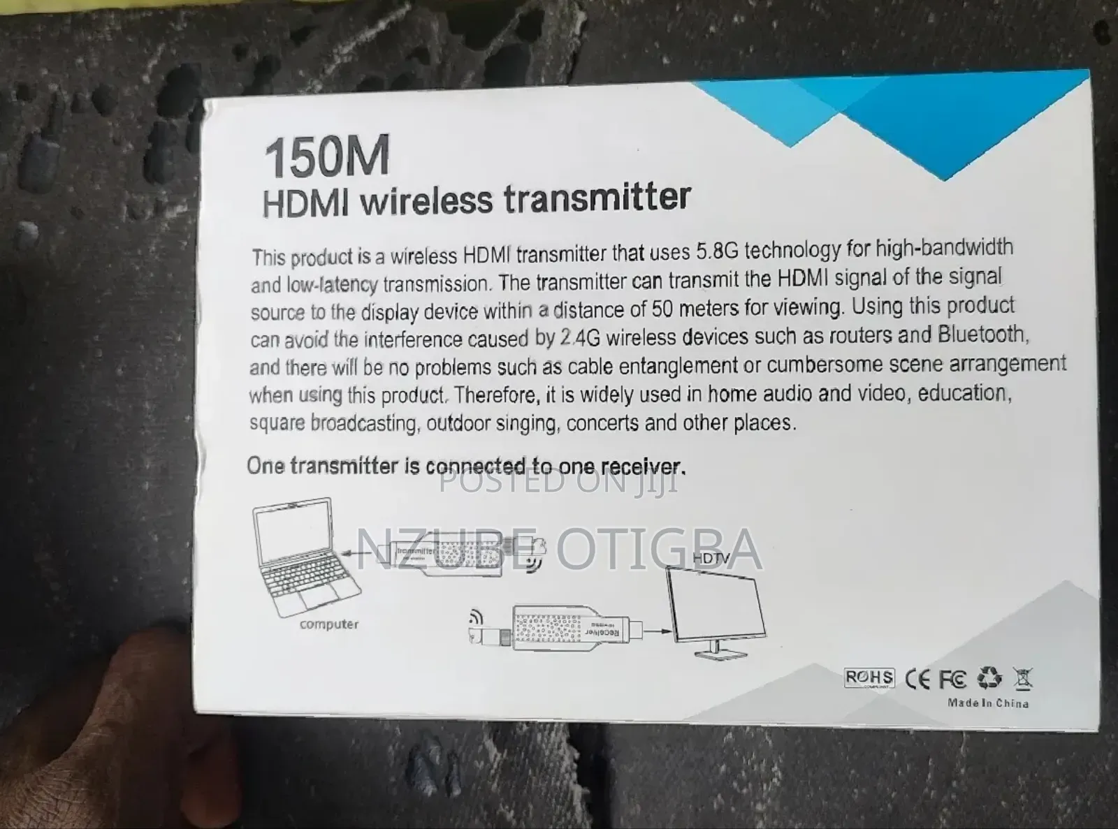 159m Hdmi Wireless Transmitter in Ikeja - Computer Accessories ...
