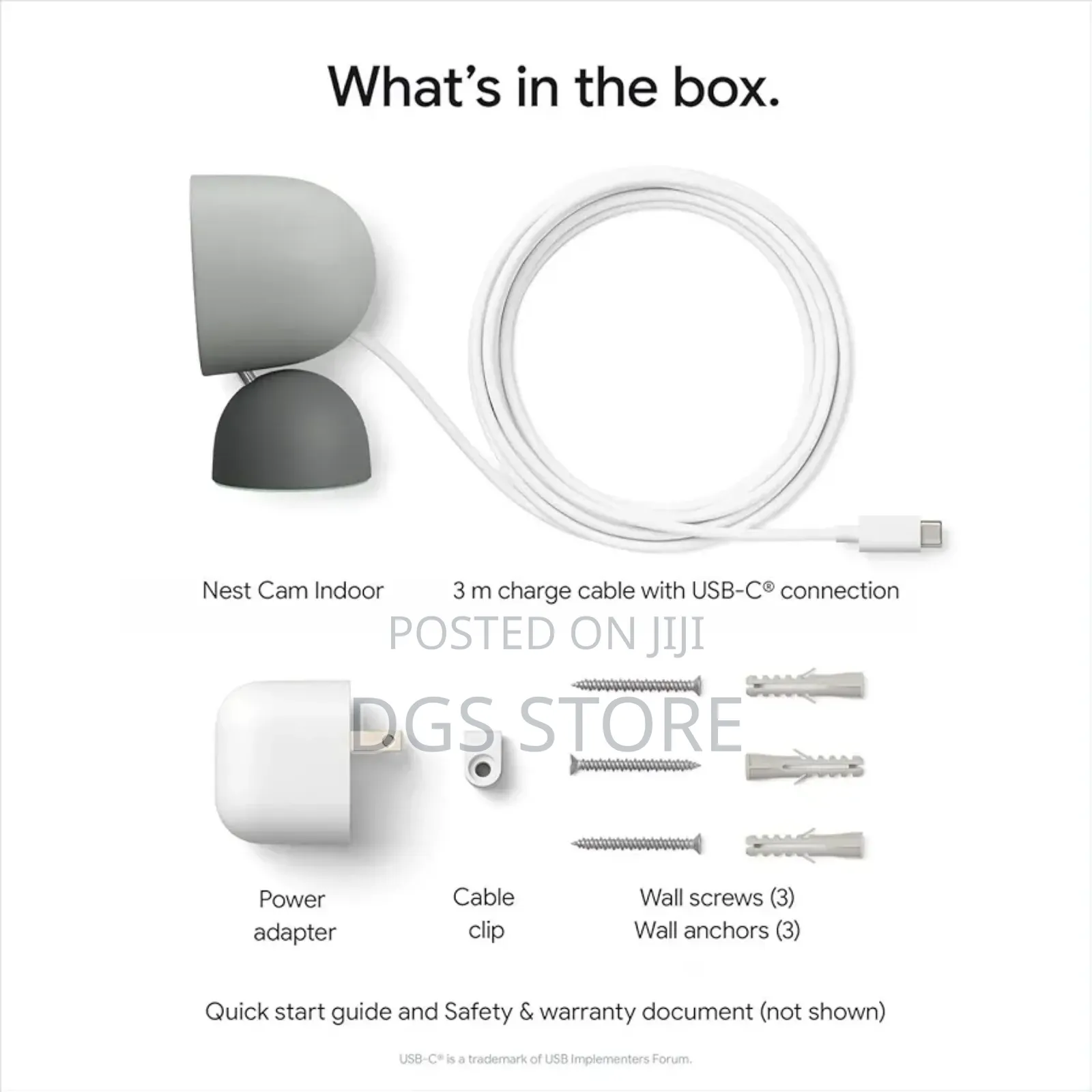 Google Nest Cam Indoor Wired 3rd Generation in Ikeja - Security ...