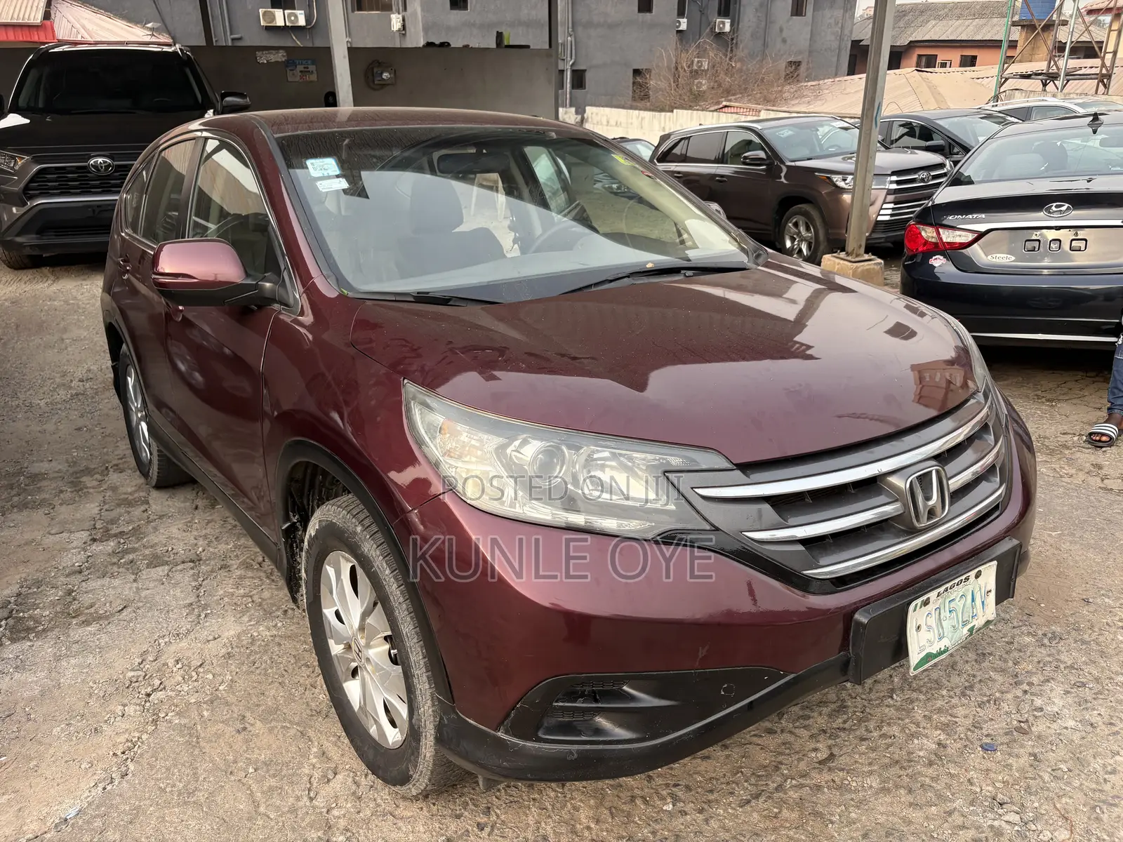 Honda CR-V LX 4dr SUV AWD (2.4L 4cyl 5A) 2013 Burgundy in Ikeja - Cars ...