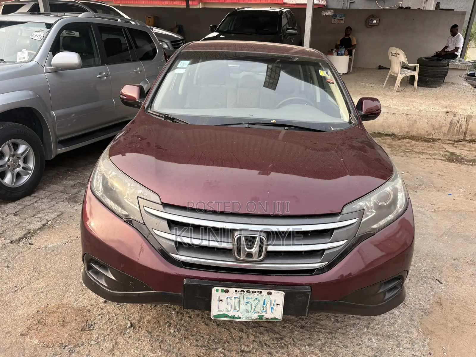 Honda CR-V LX 4dr SUV AWD (2.4L 4cyl 5A) 2013 Burgundy in Ikeja - Cars ...