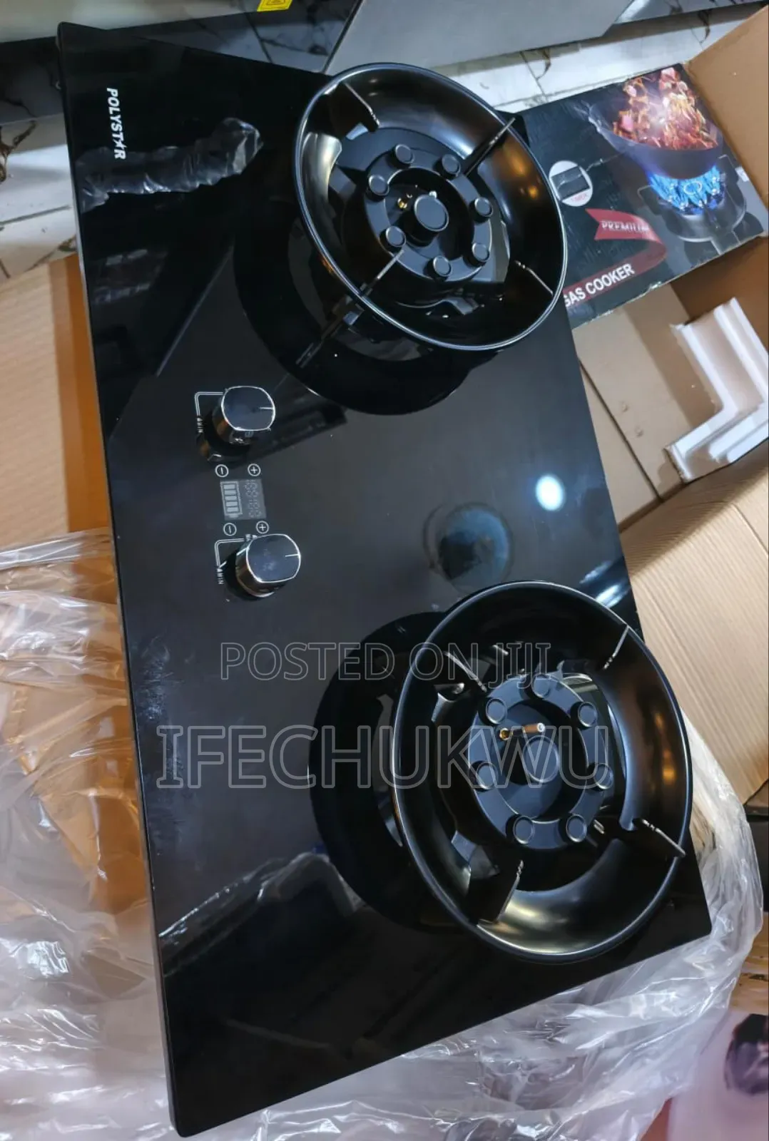 Original Quality Polystar Built-in Cabinet Flips Up Gas Cooker Hob in ...