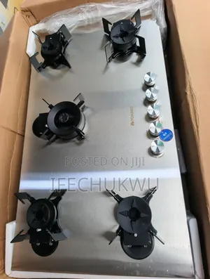 Original Yohako 90cm Built-in Luxury Flips Up 5 Burners Gas Cooker in ...