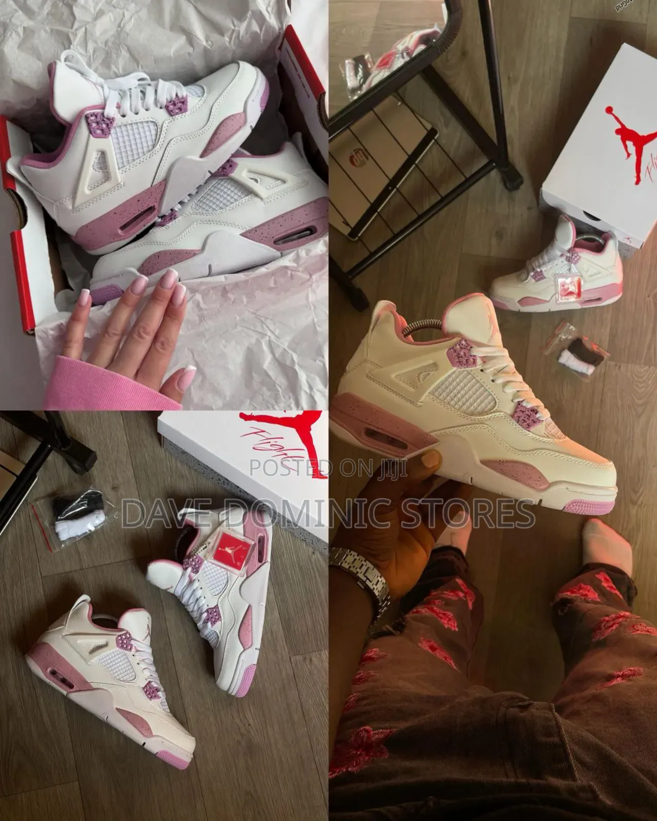 Jordan 4s Pink Oreos in Badagry - Shoes, Dave Dominic Stores | Jiji.ng