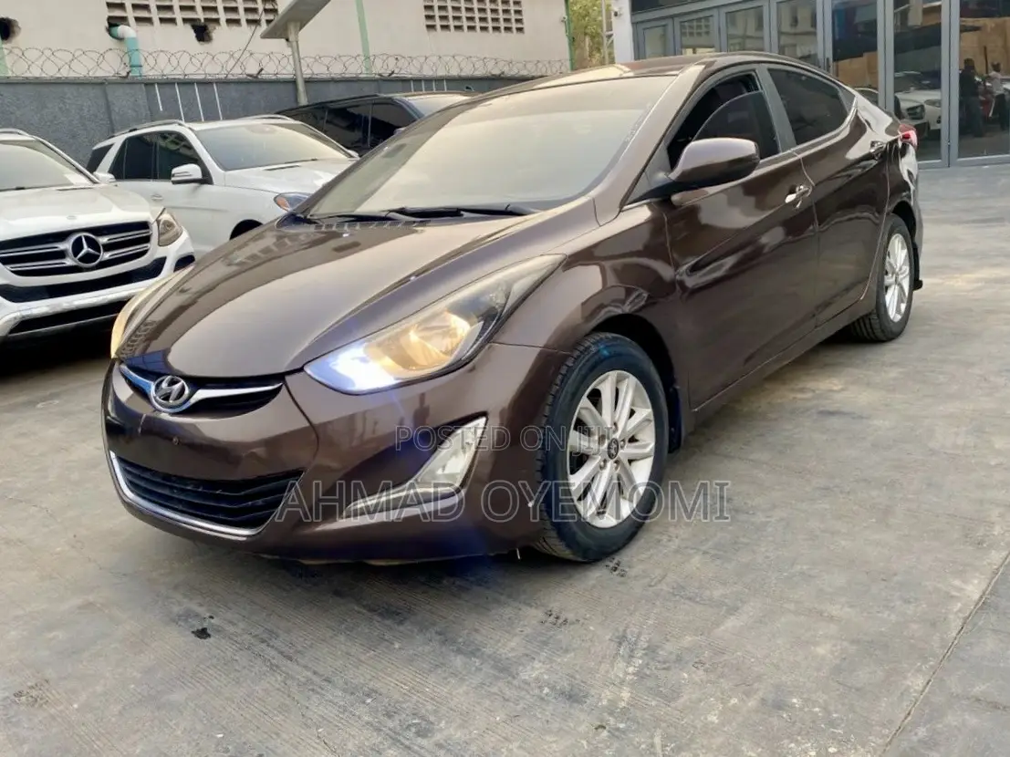 Hyundai Elantra 2014 Brown in Ogba - Cars, Ahmad Oyemomi | Jiji.ng