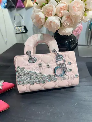 Original Lady Dior Full Diamond Mini White, Black, Pink, Purple, in ...