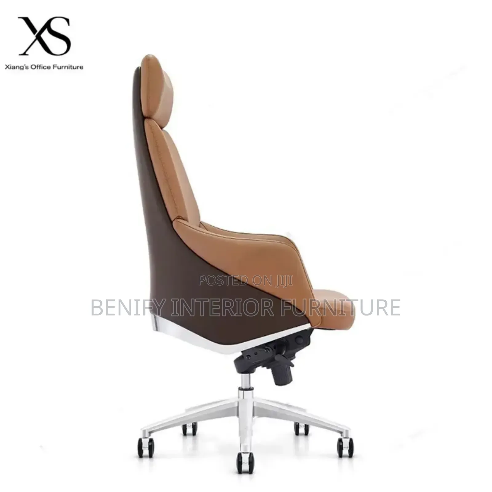Ergonomic Brown Leather Executive Director Office Table in Ojo ...