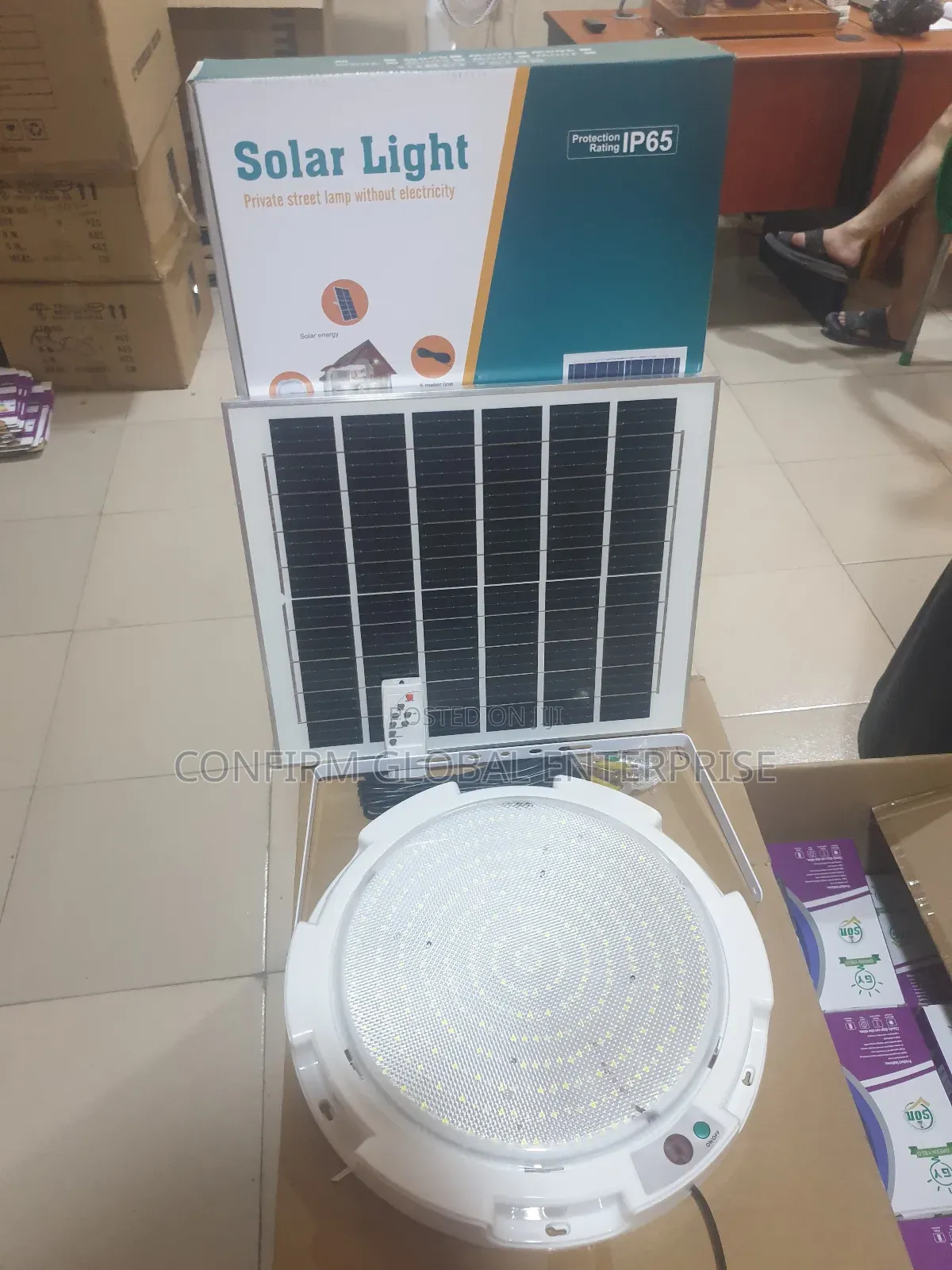 Original 100w Solar Cieling Light With Remote Control and Screw in Yaba ...