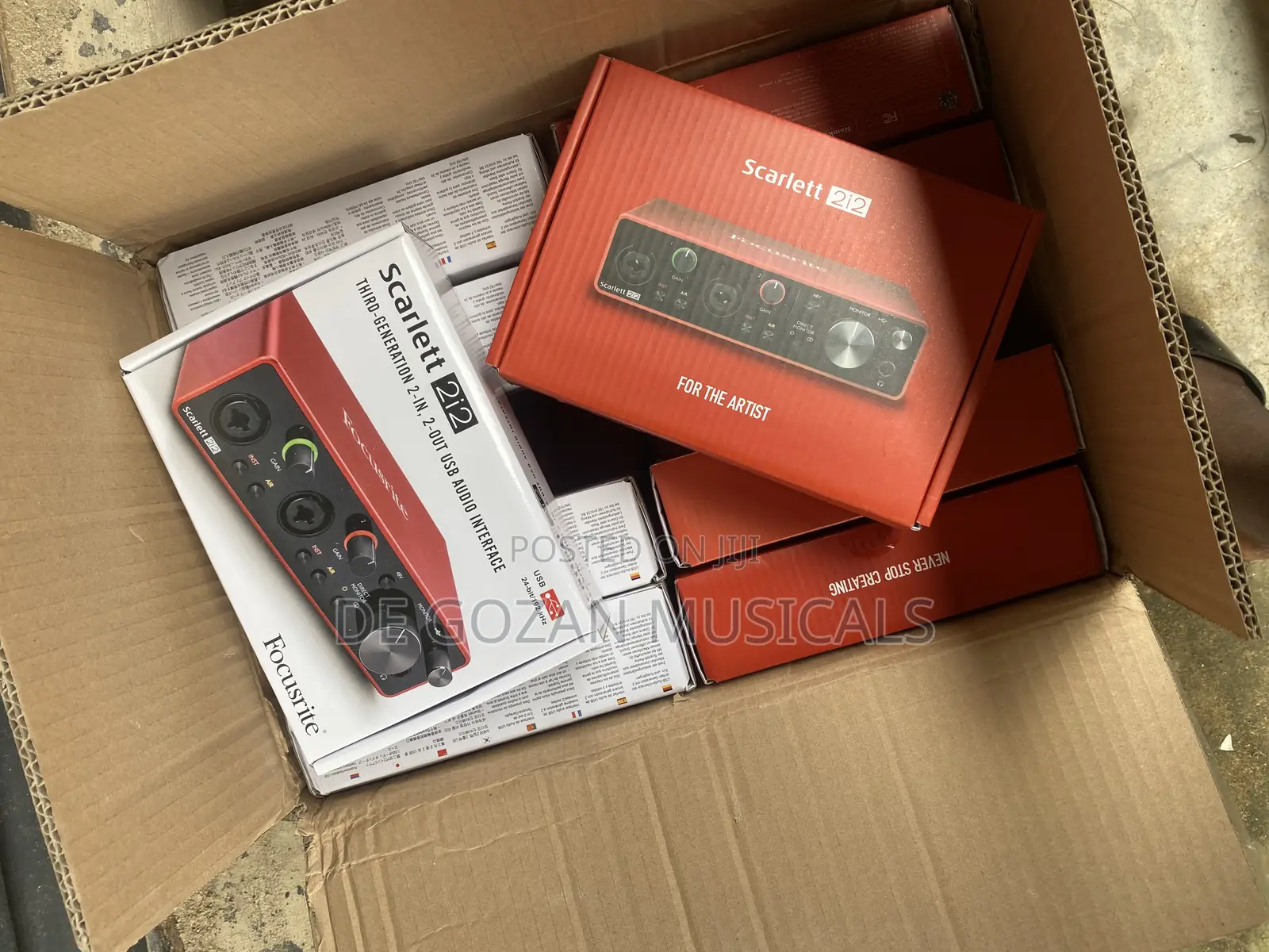 Audio Interface Foucsrite Scarlett 2i2 3rd Gen in Ojo - Audio & Music ...