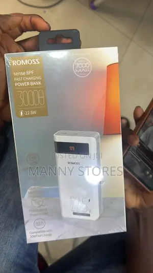 Original Romoss 30,000 Mah Power Bank (22.5w) Fast Charge in Ikeja ...