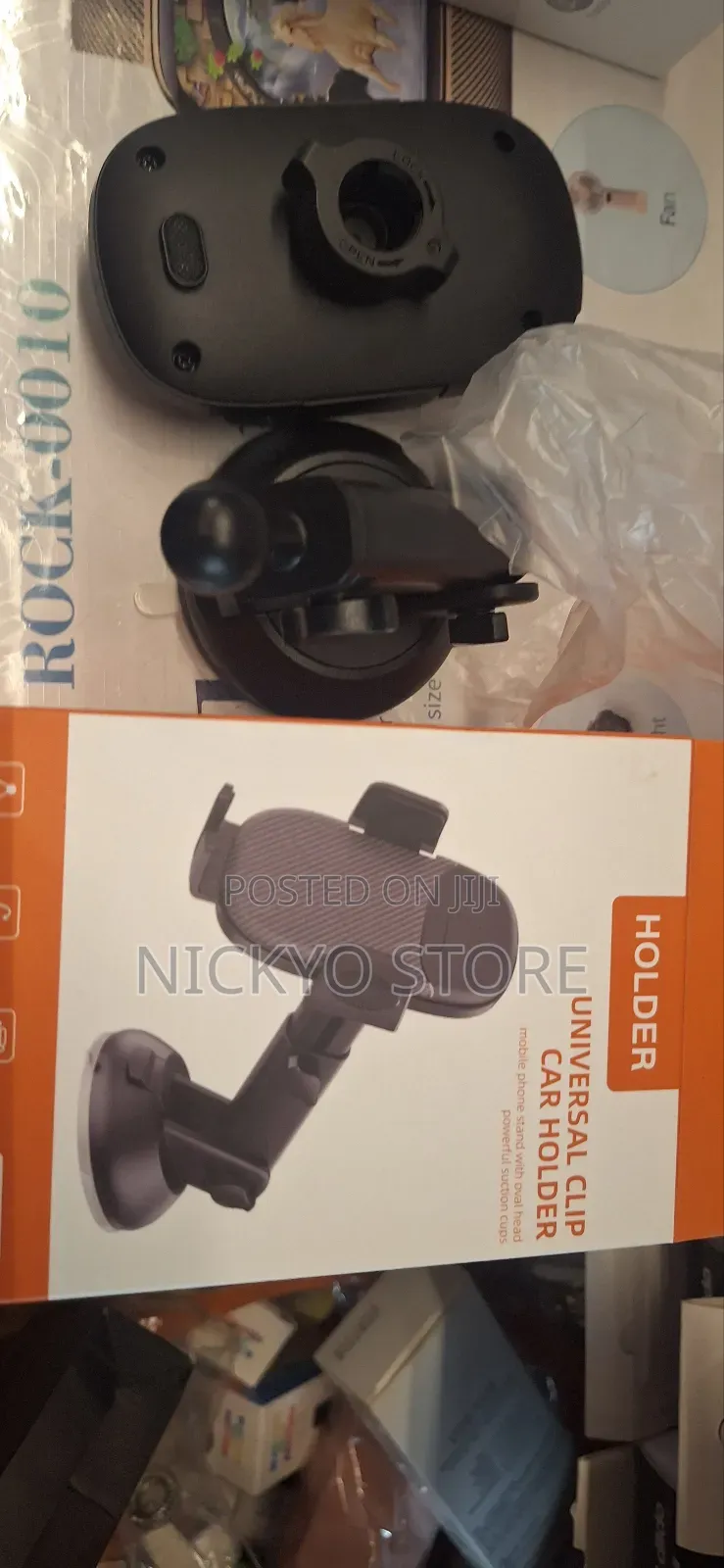 Universal Clip Car Phone Holder (Vacuum Suction Type) in Lagos Island ...