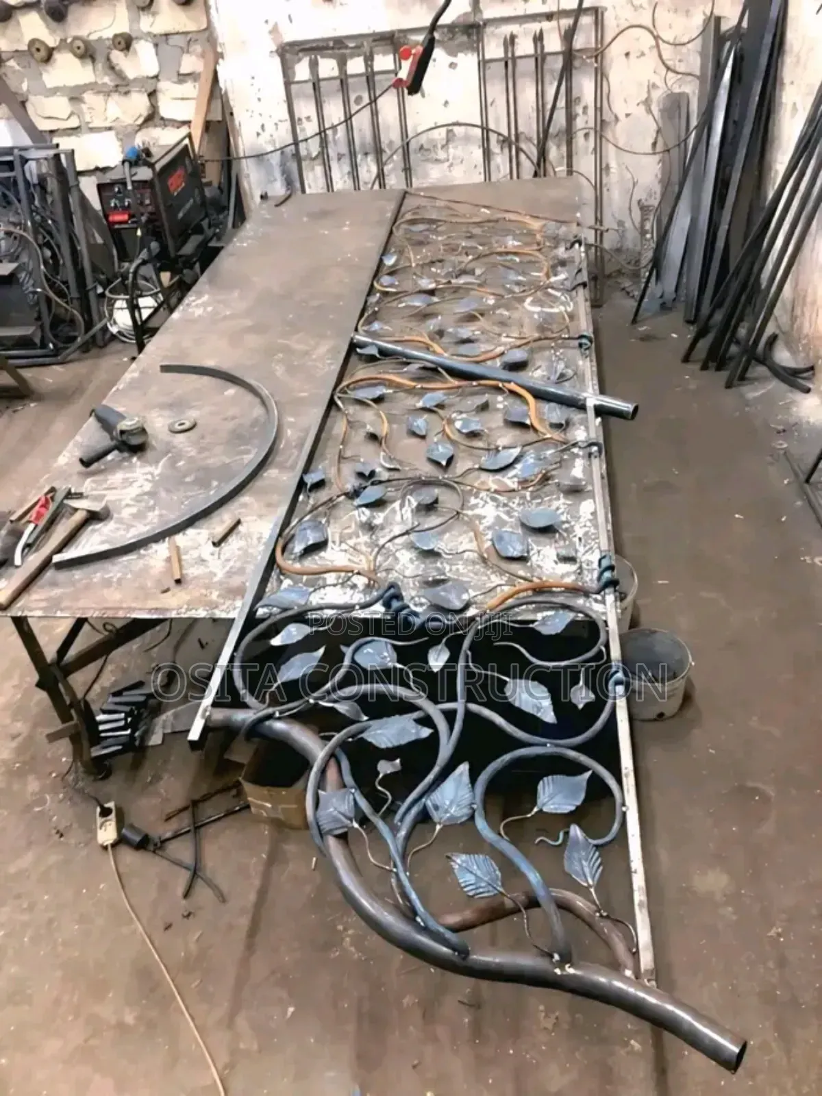 Wrought Iron Hand Rail Design With 16mm Rod in Onitsha - Building ...