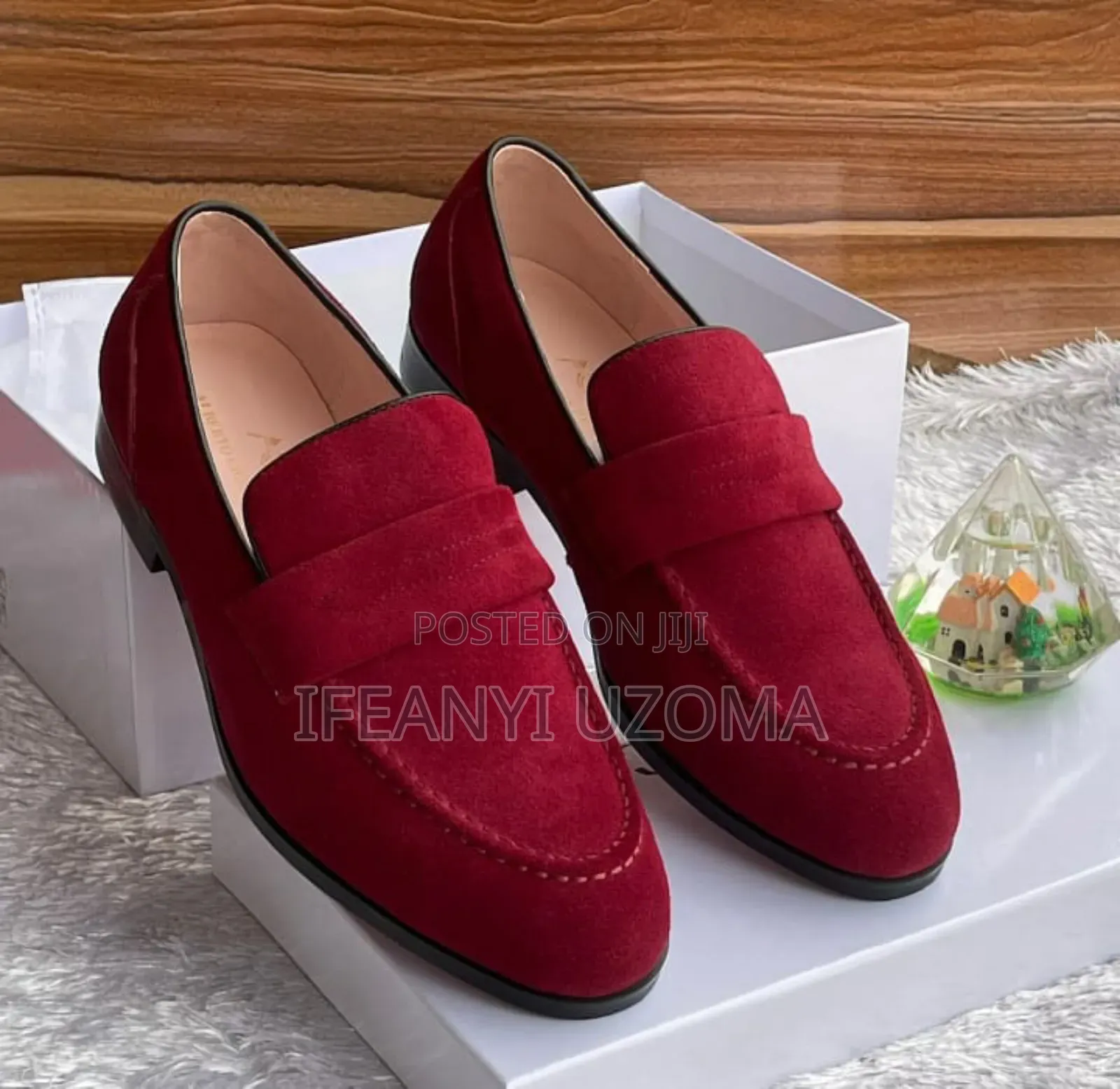 Classic Wine Color Suede Shoe for sale - Price: ₦ 155,000 on Jiji.ng ...