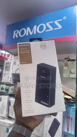 Romoss 40,000 Mah Fast Charging Power Bank (65w) in Ikeja - Accessories ...