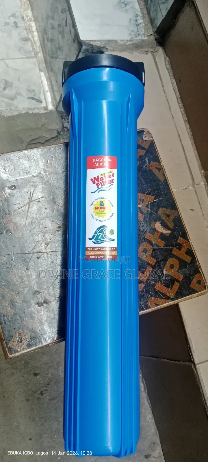 Blue Water Filter 20inche in Orile - Plumbing & Water Systems, Divine ...