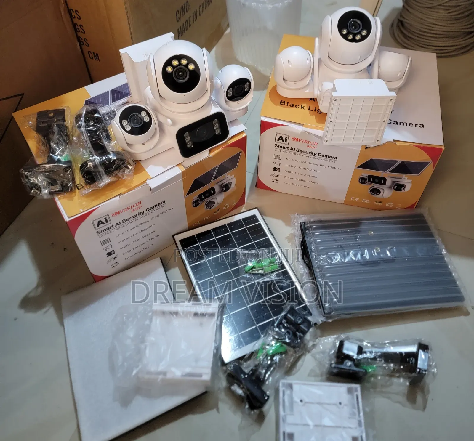 I Easy Solar Powered Camera 4 Lens in Ojo - Security & Surveillance ...