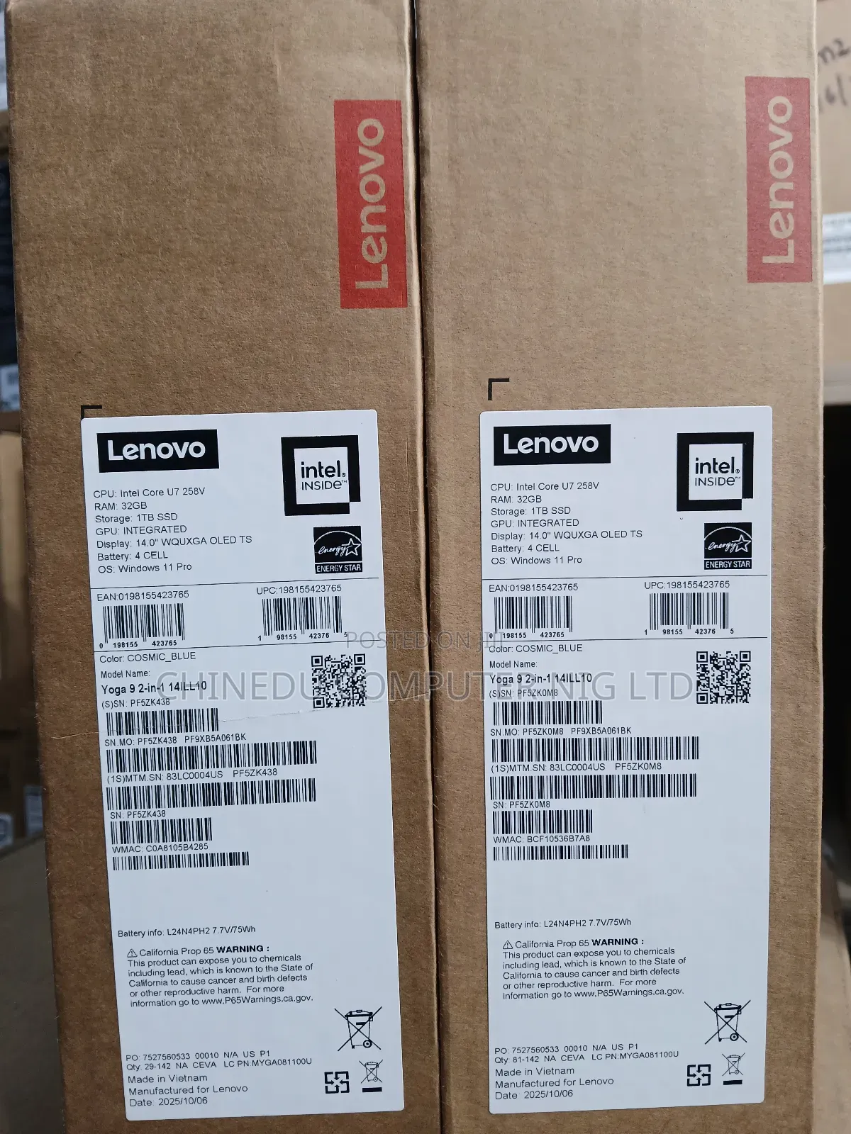 New Laptop Lenovo Yoga 9i 32GB Intel Core Ultra 7 SSD 1T in Ikeja ...