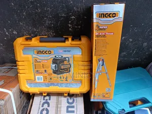 Ingco 16v Cordless 3d Laser Level (Model Hll301201) And A Tripod. in ...