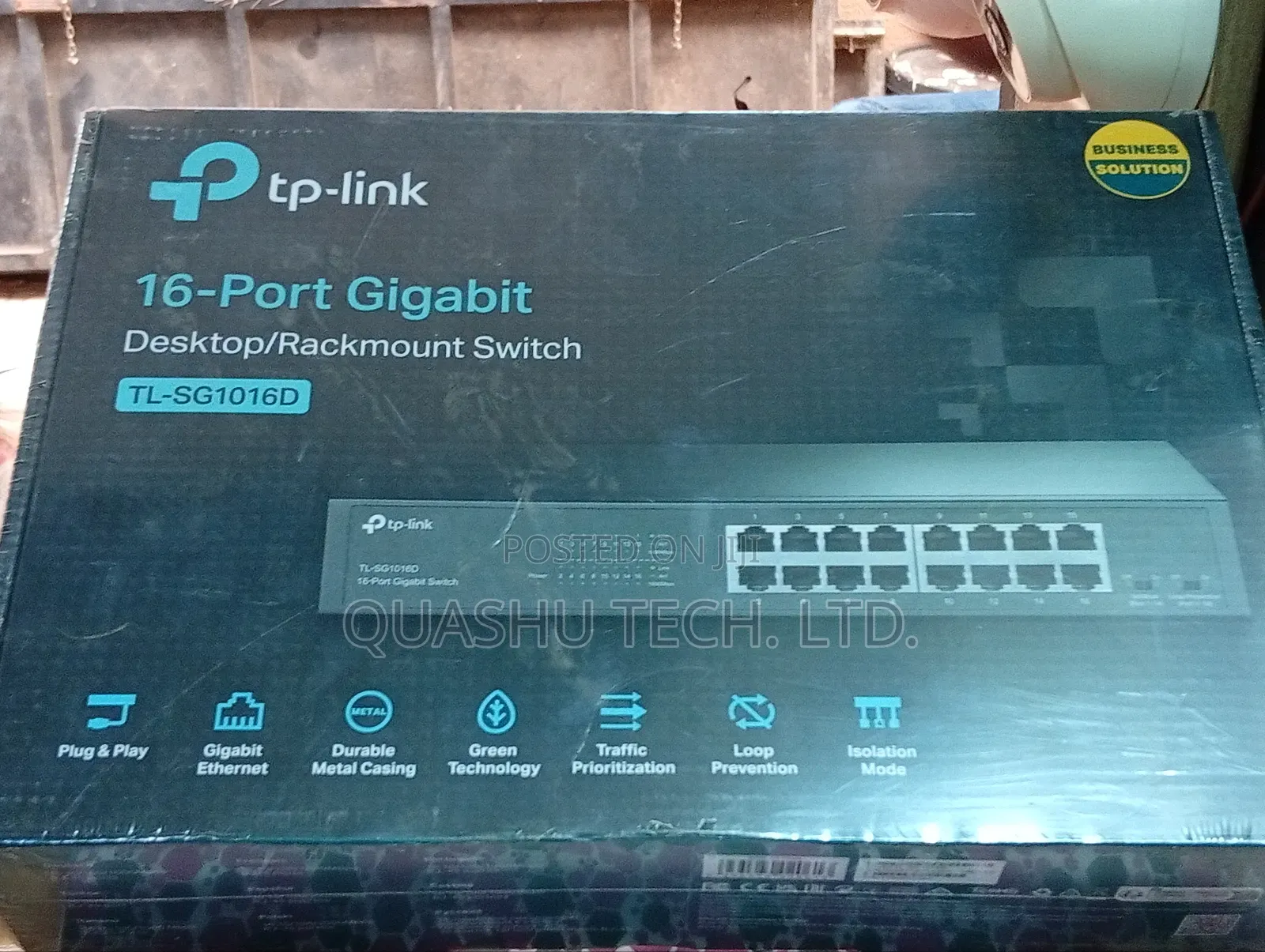 Tp-Link Tl-Sg1016d 16-Port Gigabit Desktop/Rackmount Switch in Apo ...