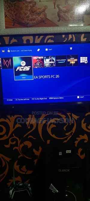 Ps4 Console With Two Controller and 6 Games in Port-Harcourt - Video Game Consoles, Courage ...