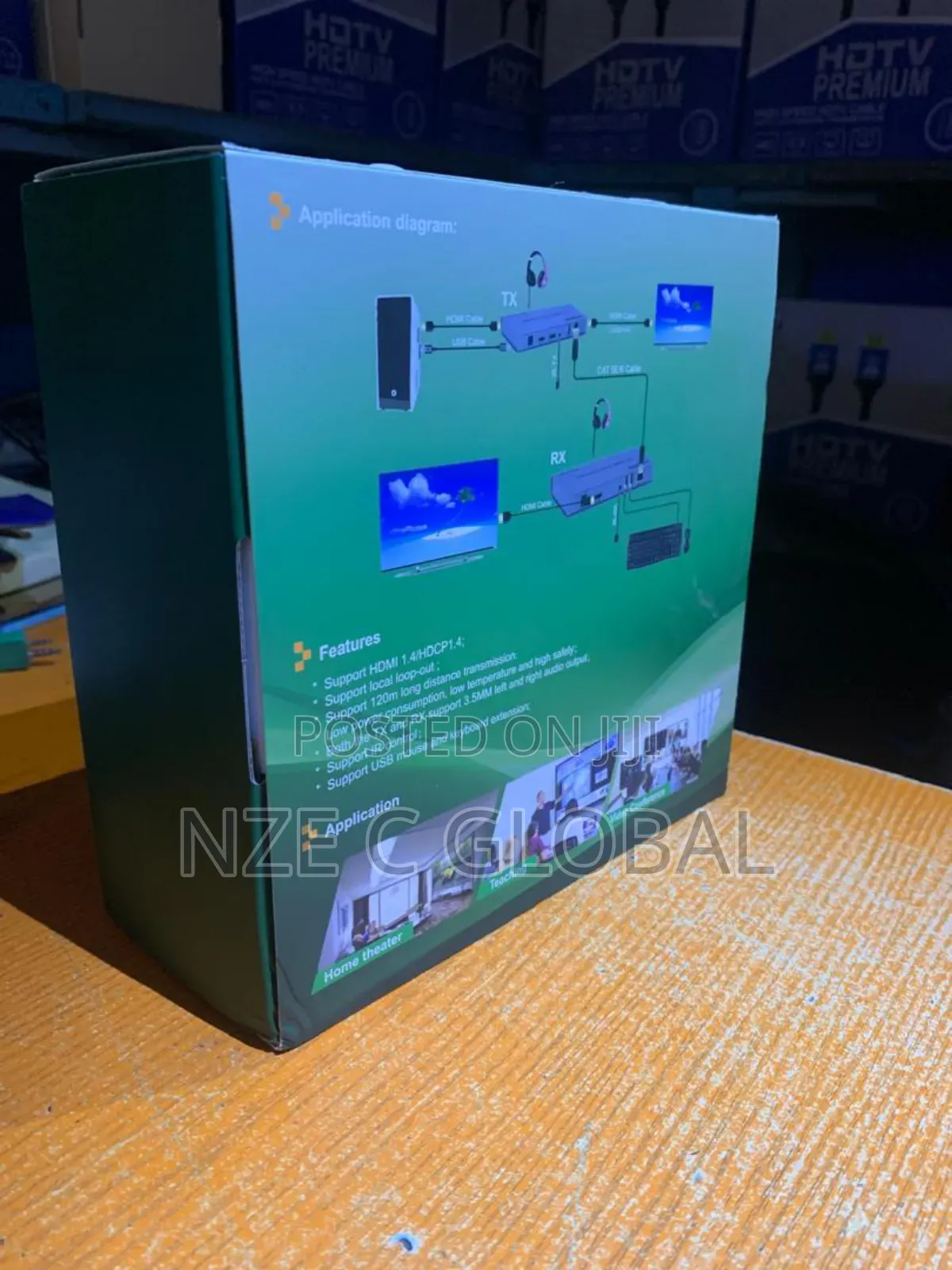 120m Hdmi KVM Extender Over Single Cat6 Cable (Usb, Ir) in Mushin ...