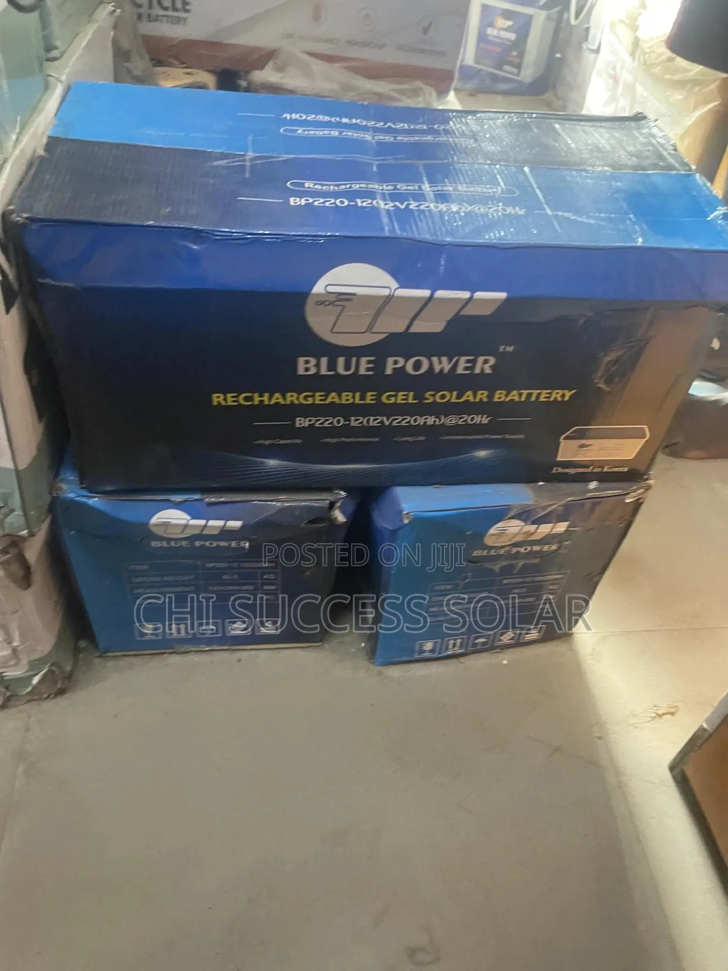220ahs/ 12v Blue Power Gel Battery in Port-Harcourt - Electrical ...