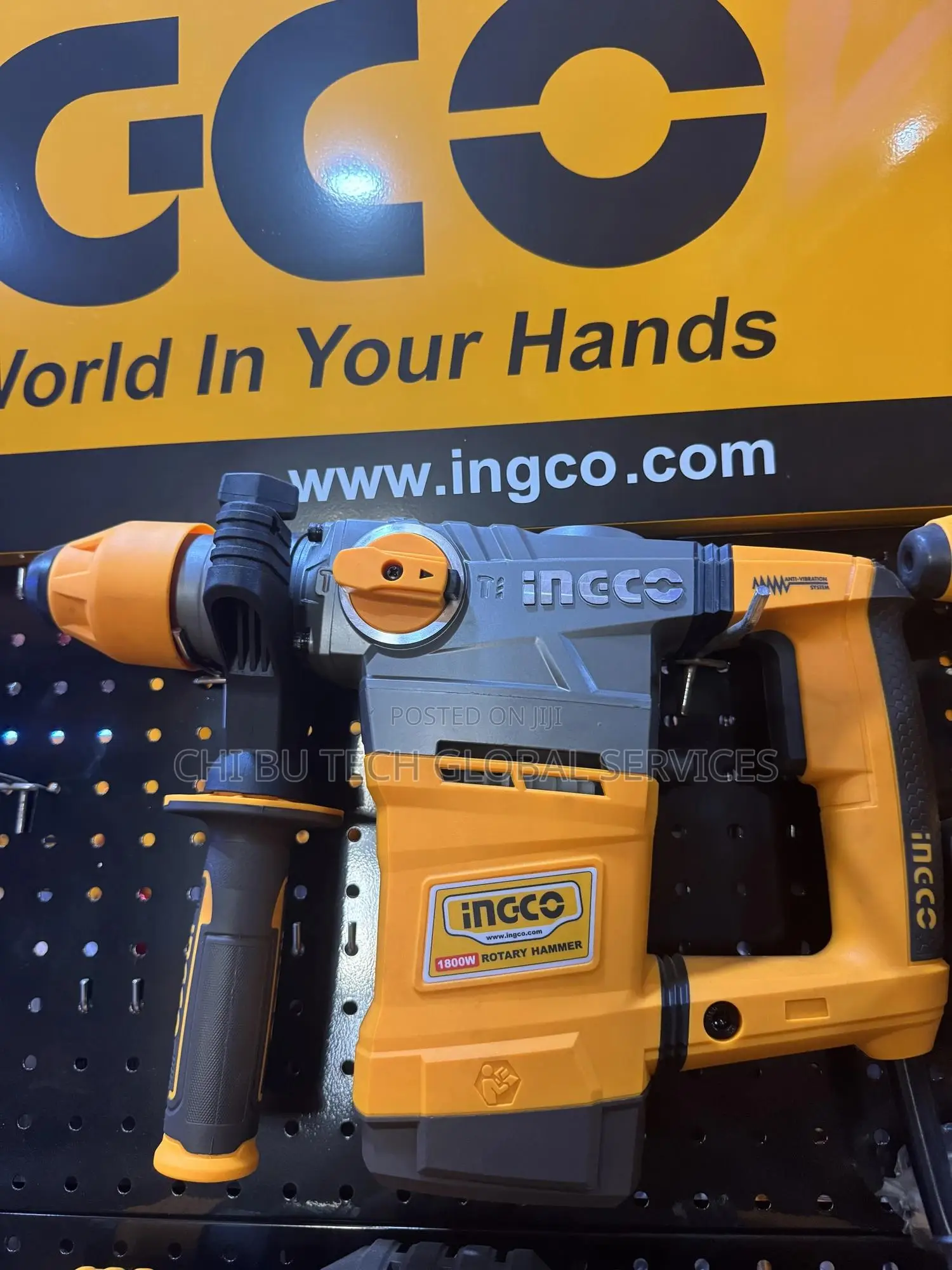 1800w SDS Plus Chuck Rotary Hammer+ 3 Drills +2chisels in Port-Harcourt ...