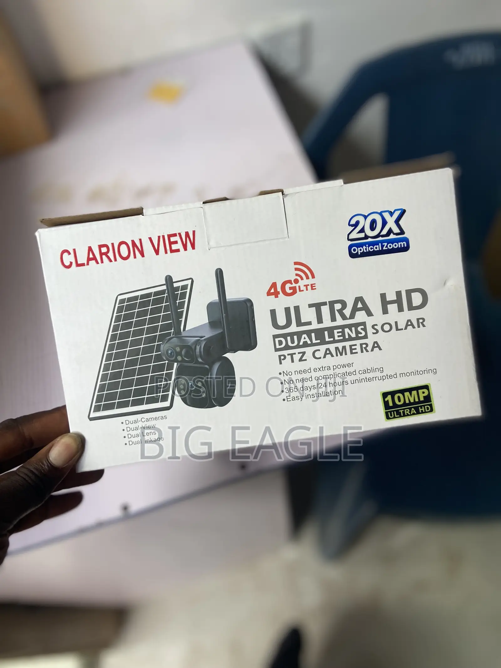 Ubox 20x Zoom Dual Lens Solar PTZ Security Camera in Ojo - Security ...