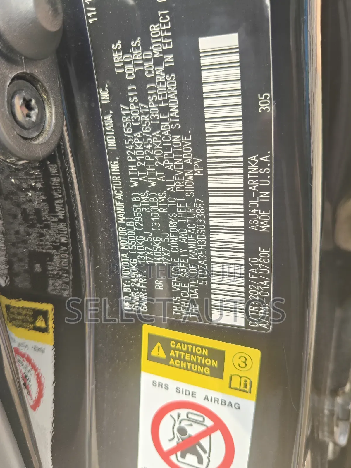 Toyota Highlander 2.7L 2WD 2013 Black in Ikeja - Cars, Greatness ...