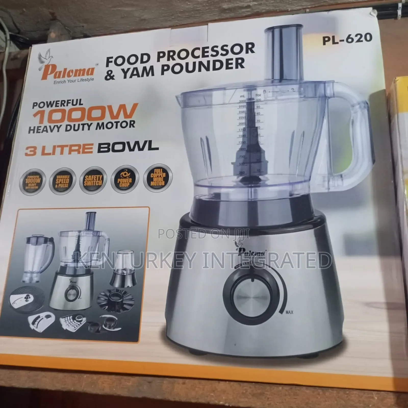Paloma Pl-620 Food Processor Yam Pounder 3litre 1000w in Lagos Island ...