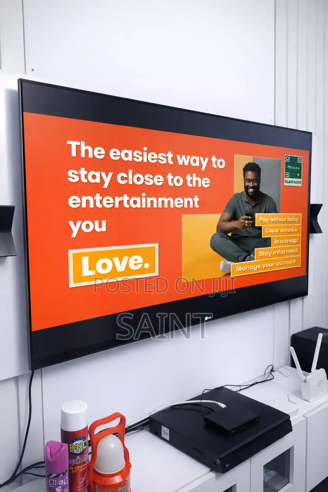 55” Lg Smart Google Tv – Clean, Working Perfectly. in Benin City - TV ...