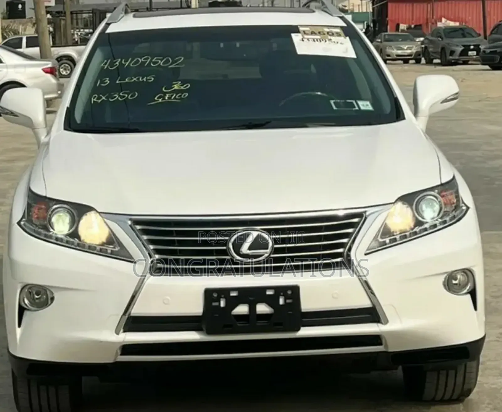 Lexus RX 350 2013 White in Lekki - Cars, Only Good Deals | Jiji.ng